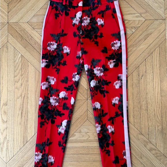 Pants & Jumpsuits | Nwt Hugo Boss Floral Tuxedo Stripe Pants | Poshmark